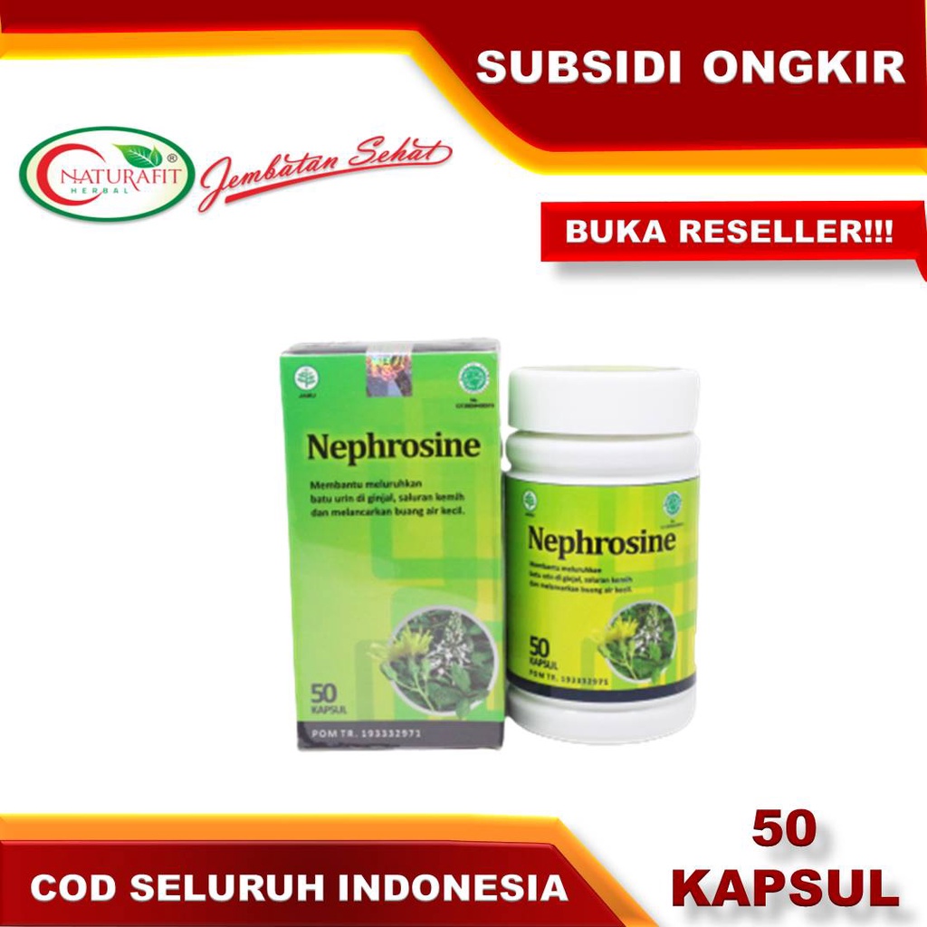 Jual Nephrosine Obat Kencing Batu, Batu Empedu, Batu Ginjal, Ginjal ...