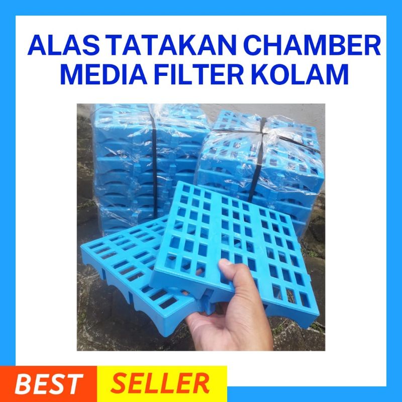 Jual Alas Tatakan Dasar Chamber Camber Media Filter Kolam Ikan Koi Palet Pallet Plastik Bukan ...