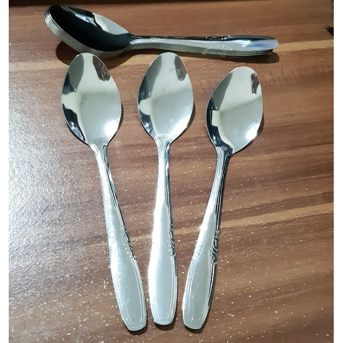 (Isi 12) Sendok Makan Stainless Steel / Sendok Acara Arisan / Ultah ...
