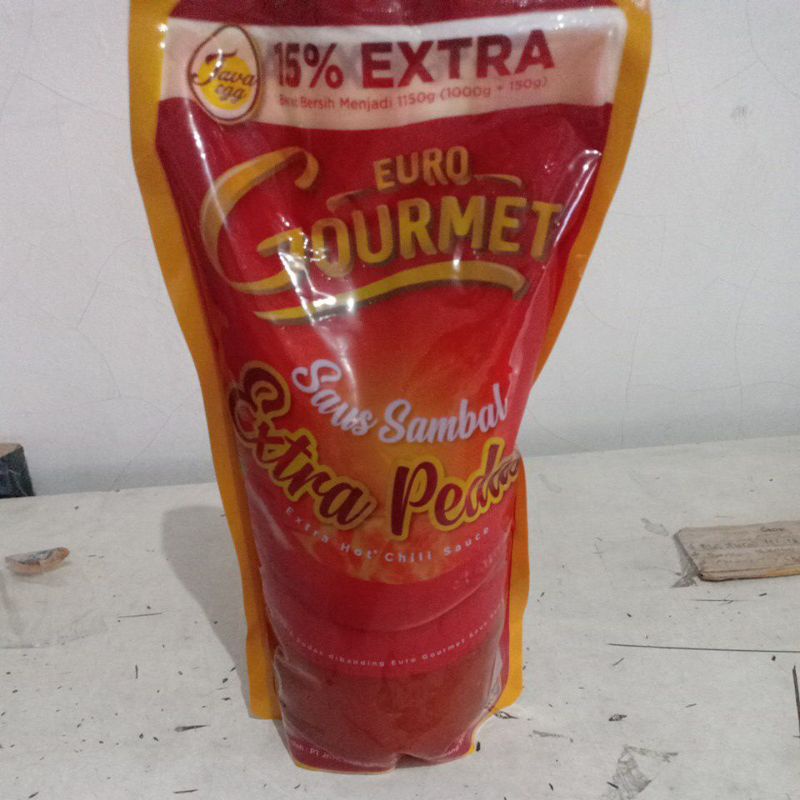 Jual gourmet saus sambal extra pedas 1kg | Shopee Indonesia