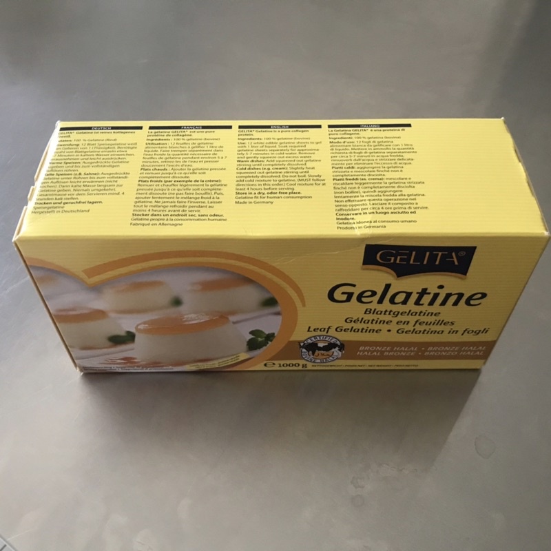 Jual Gelita Gelatin HALAL Lembaran Sheet Box 1kg 300pcs Shopee Indonesia