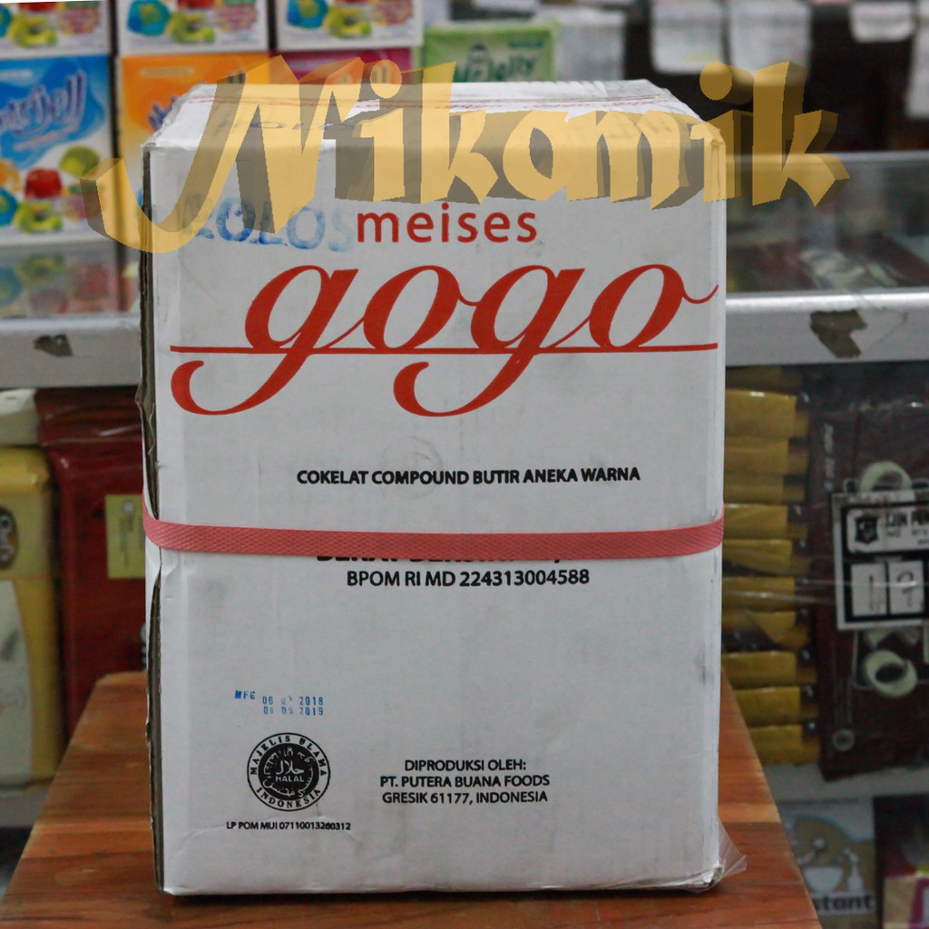 Jual Meises Gogo Cokelat Compound Warna cokelat 12Kg | Shopee Indonesia