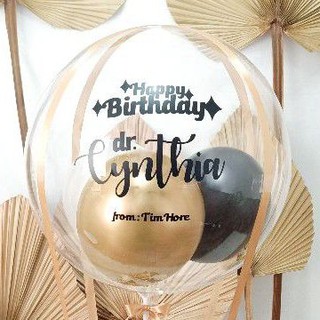 Custom stiker Balon PVC 24inc | Shopee Indonesia