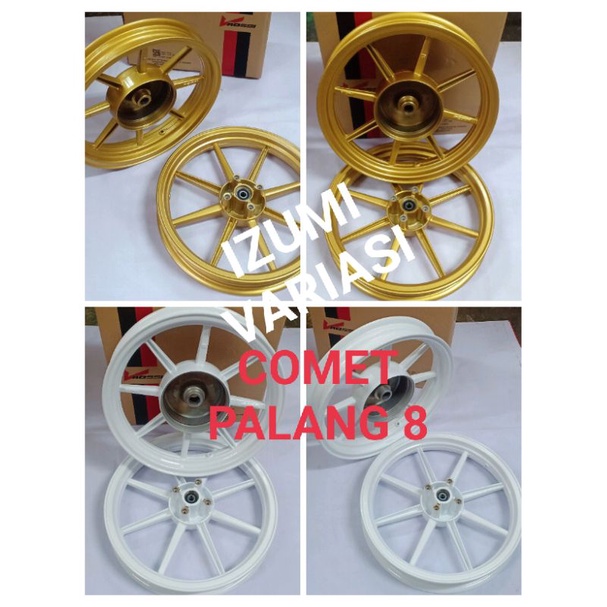 Jual VELG PALANG 8 PELAK RACING V ROSSI PALANG 8 MODEL RCB PUTIH/GOLD ... Jual VELG PALANG 8 PELAK RACING V ROSSI PALANG 8 MODEL RCB PUTIH/GOLD ...