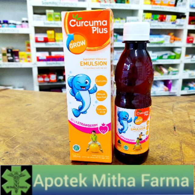 Jual CURCUMA PLUS GROW EMULSION 200ML SOHO | Shopee Indonesia