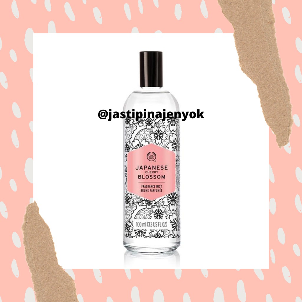 Jual The Body Shop Japanese Cherry Blossom Body Mist 100ml (100% ...