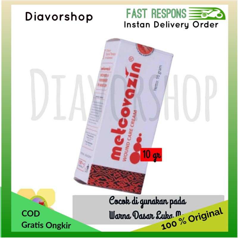 Jual Metcovazin Red/pcs 10 gram/25gram cream luka diabetes/semua jenis ...