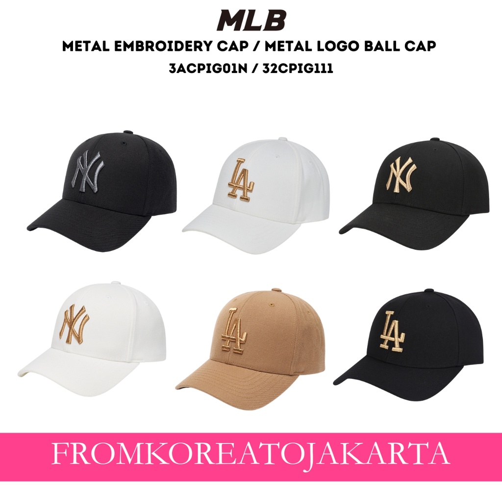Jual MLB METAL LOGO BALL CAP 32CPIG111 / 3ACPIG01N | Shopee Indonesia