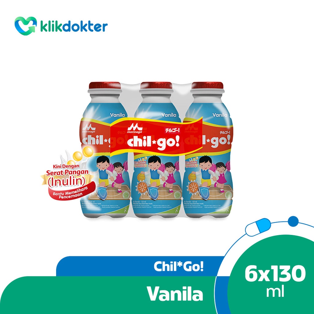 Jual Morinaga Chil Go Milk Vanilla 6X130ml | Shopee Indonesia