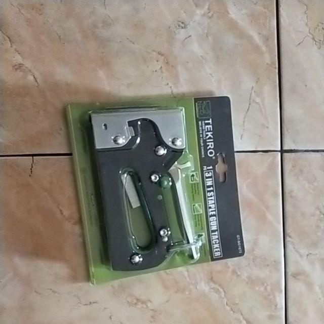Steples Tembak Tekiro 3 Fungsi Staples Besar 6-14mm Staples Gun Tacker ...