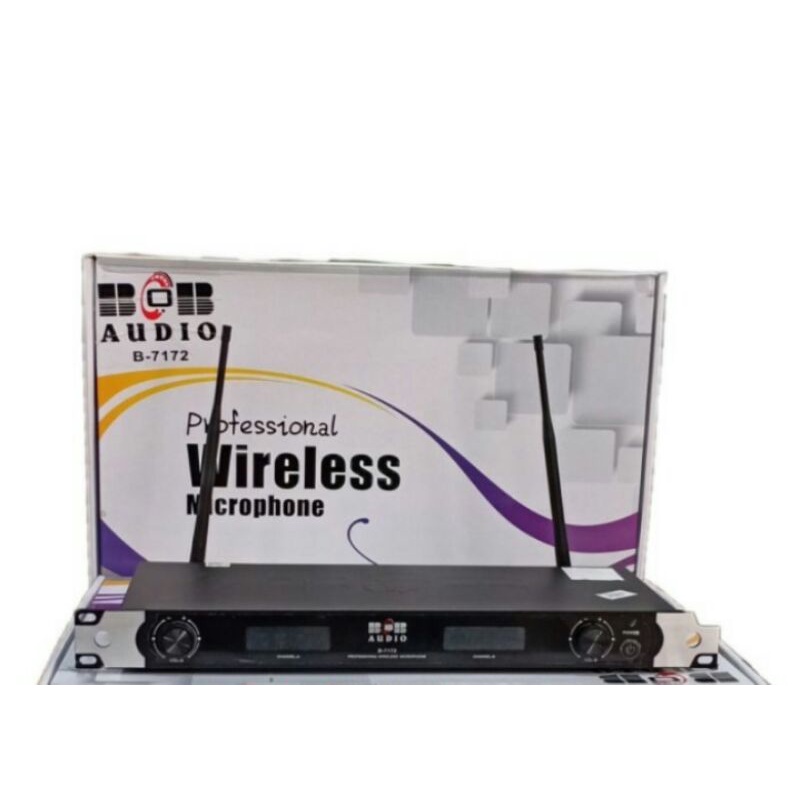 Jual Mic Wireless BOB Audio 7172 Original Microphone | Shopee Indonesia