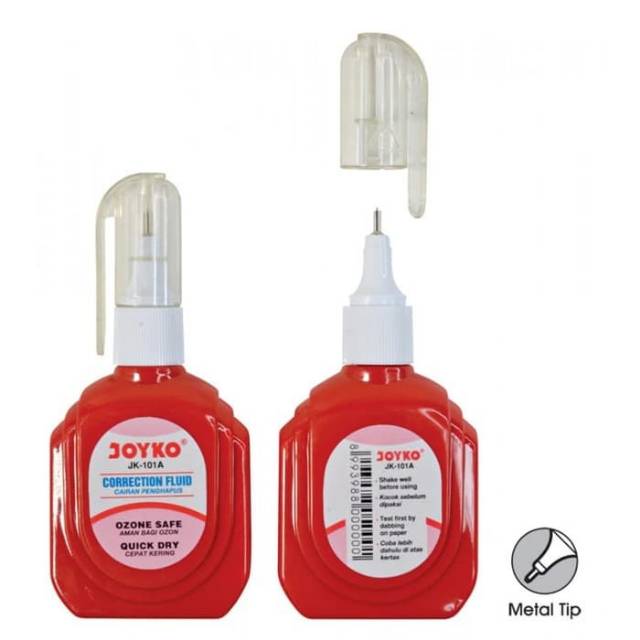 Jual 1 buah Tipe X Joyko / Tipe-Ex Stipo Cair / CORRECTIONS FLUID JK ...