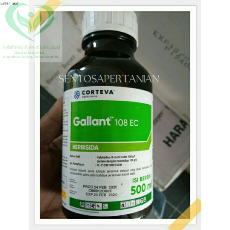 Jual pembasmi rumput daun sempit GALLANT 108EC 500ml dari CORTEVA aman ...