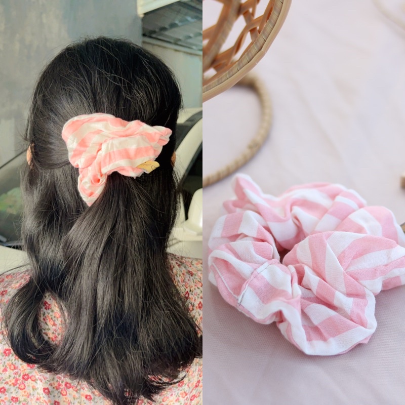 Jual SCRUNCHIE KOREA MOTIF LUCU 10rb get 3pcs ( IKAT RAMBUT) | Shopee ...