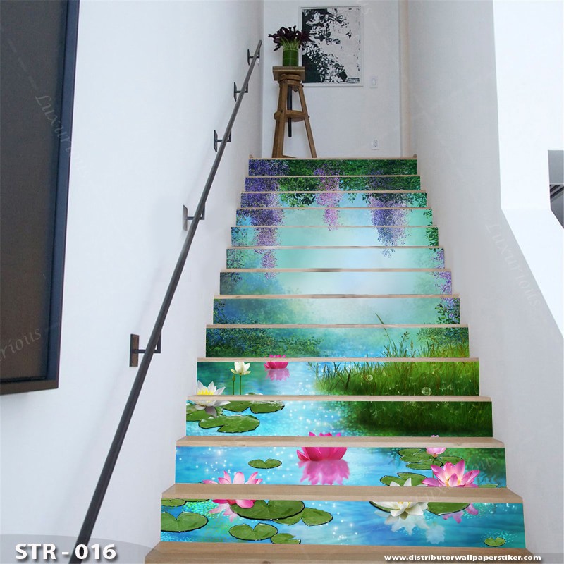 Jual STIKER TANGGA | STICKER TANGGA 3D CUSTOM | STIKER TANGGA MOTIF ...