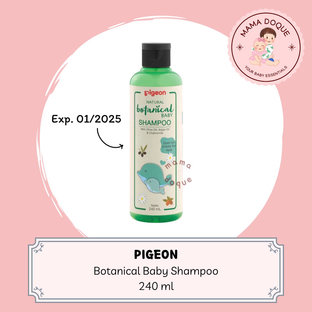 Jual Pigeon Botanical Baby Shampoo 240ml | Shopee Indonesia