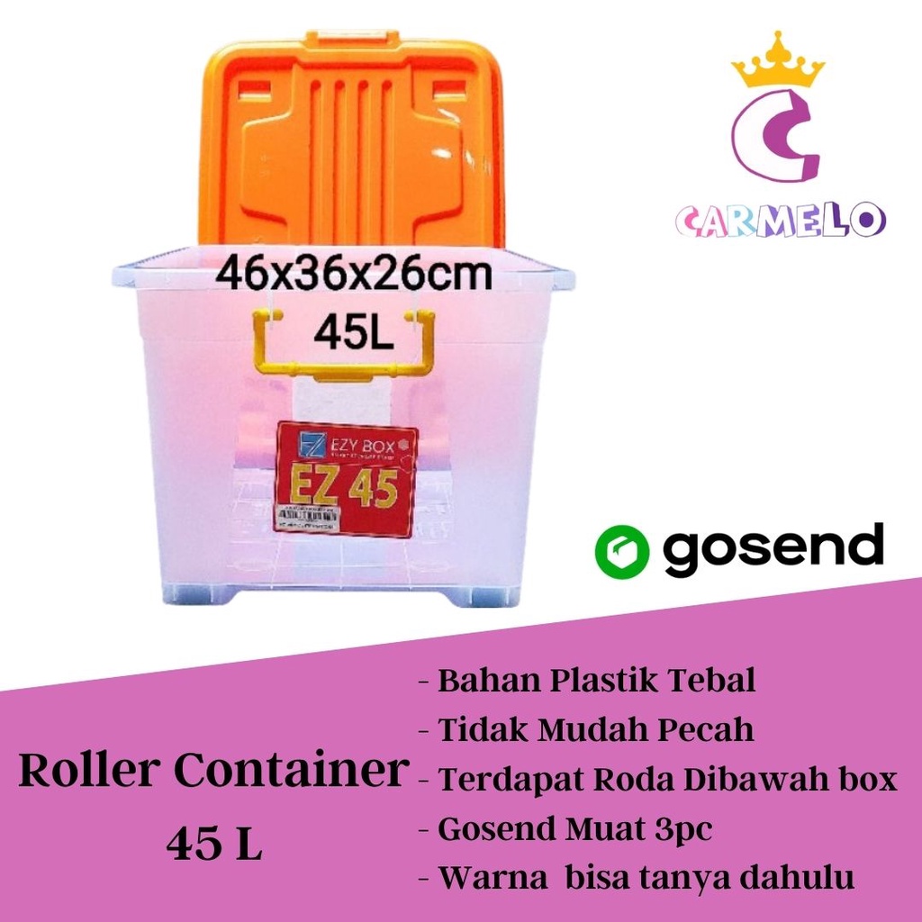 Jual Container Box 45L EZ / Roller Box/ Container Box/ Container ...