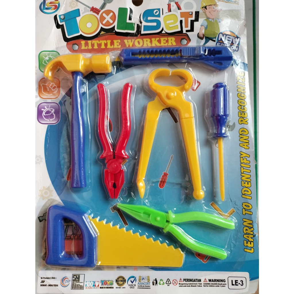 Jual TOOL KIT SET mainan perkakas tukang set | Shopee Indonesia