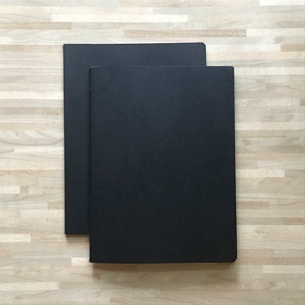 Jual NOTEBOOK HITAM POLOS DARK NOTE A5 / B5 | Shopee Indonesia