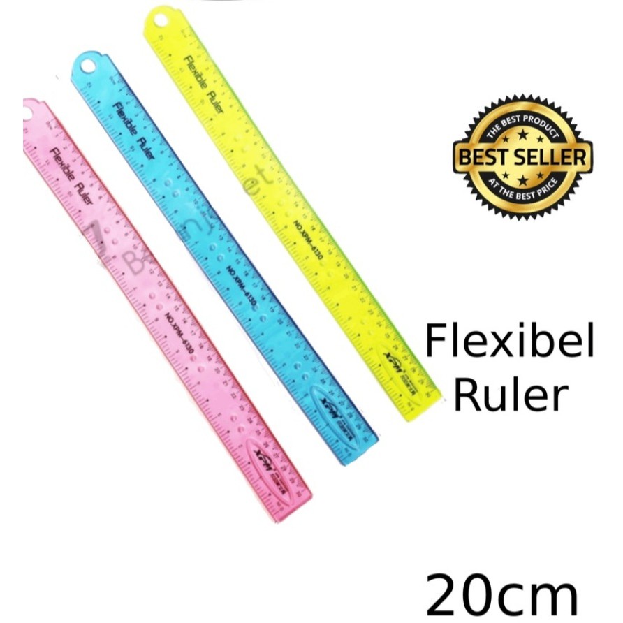 Jual Penggaris Lentur / Flexible Ruler 20CM - Penggaris (TIDAK BISA ...