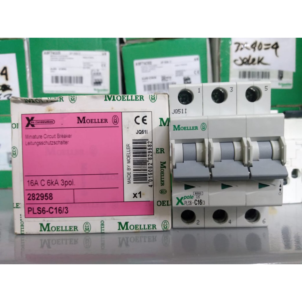 Jual MCB MOELLER PLS6-C16/3 3P 16A | Shopee Indonesia