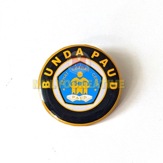 Jual Pin Bunda paud Lencana Pin Logo Bunda paud Model Bulat | Shopee ...