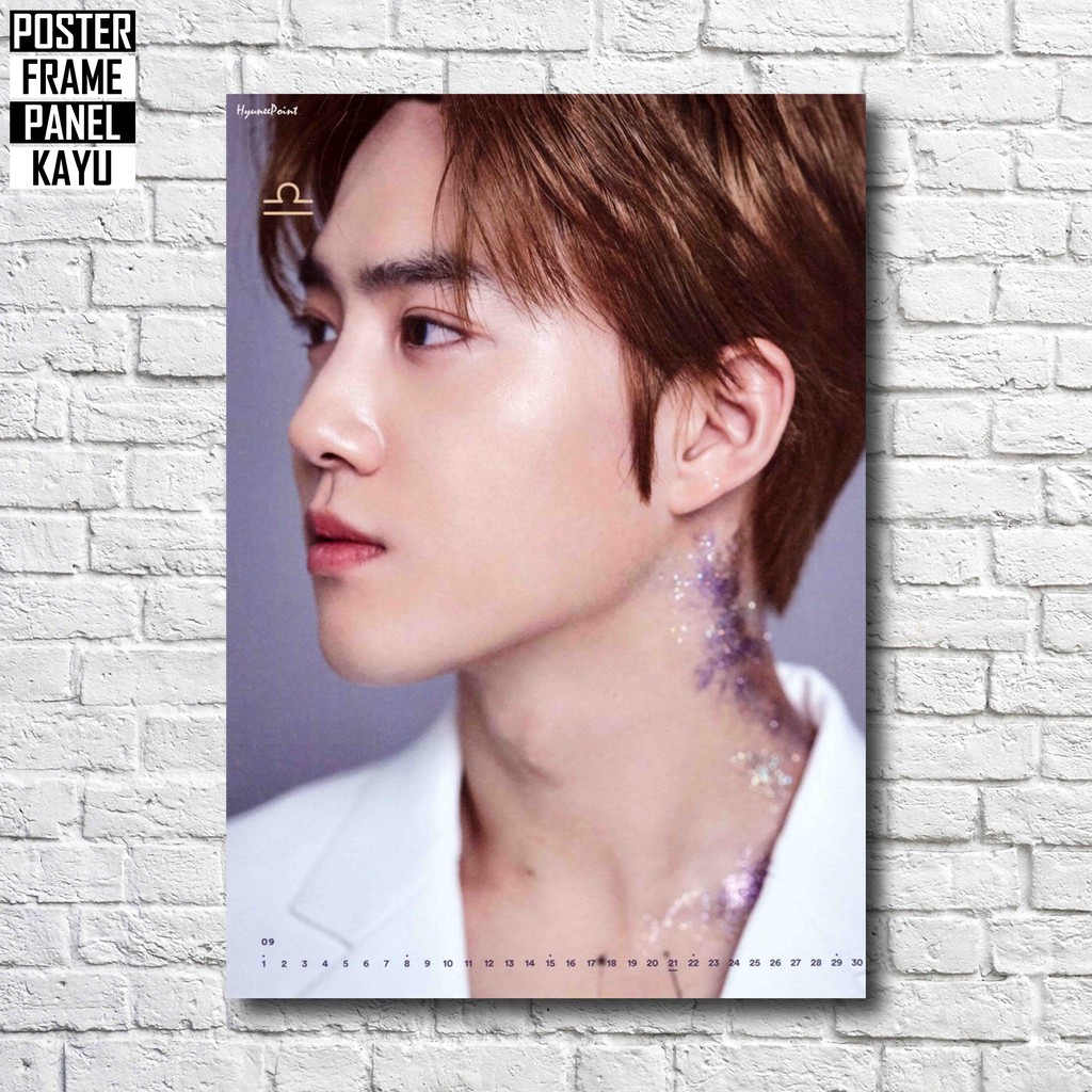 Jual Poster EXO Suho Seasons Greetings 2019 Frame Kayu Solid A4 SHO002 | Shopee Indonesia