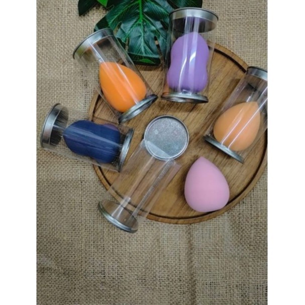 Jual CONCEALER BLENDER MAKE UP/ SPONGE MAKE UP TELUR/LABU KECIL TABUNG ...