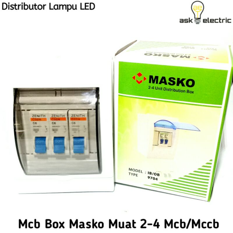 Jual MCB BOX 2-4 Group Masko/BoxMCB/Mccb/Mcb2/Grouping/MaskoSNI/LED ...
