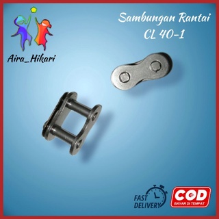 Jual Sambungan rantai rante RS 40 single MSK connecting link CL 40-1 ...