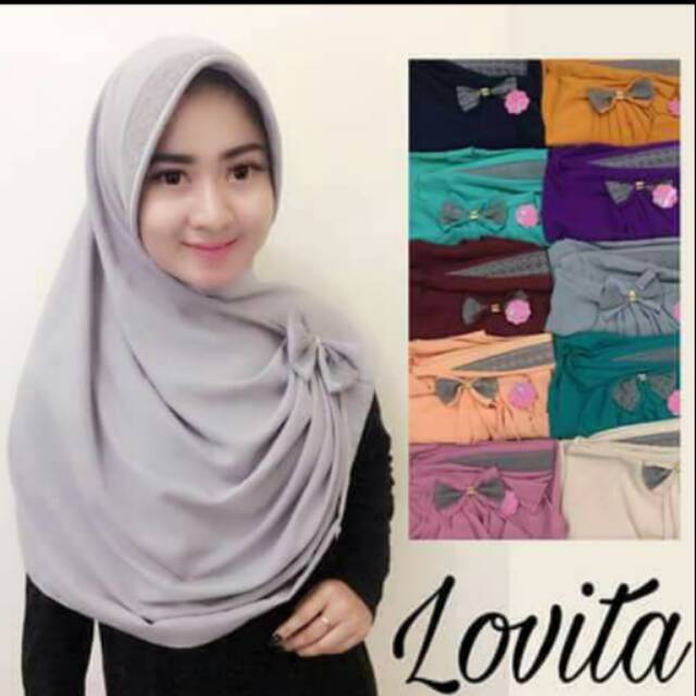 Jual Jilbab Lovita Shopee Indonesia