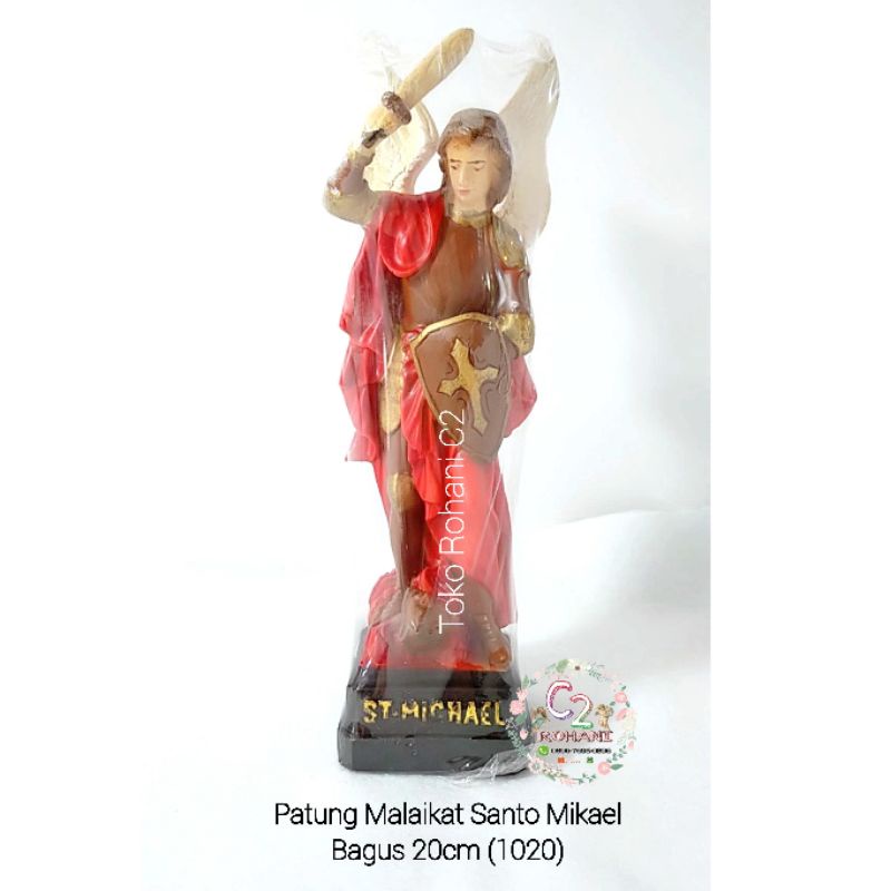 Jual Patung Malaikat Santo Mikhael 20cm Bagus (1020) - Patung Malaikat ...
