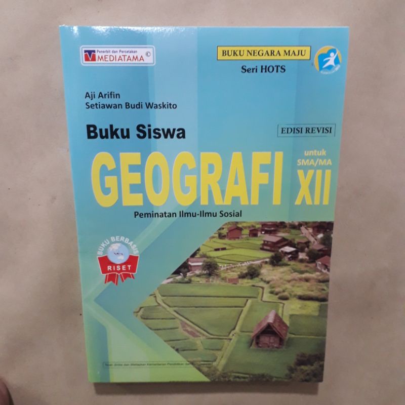 Jual Buku Siswa Geografi untuk SMA MA kelas 12 XII Mediatama | Shopee Indonesia