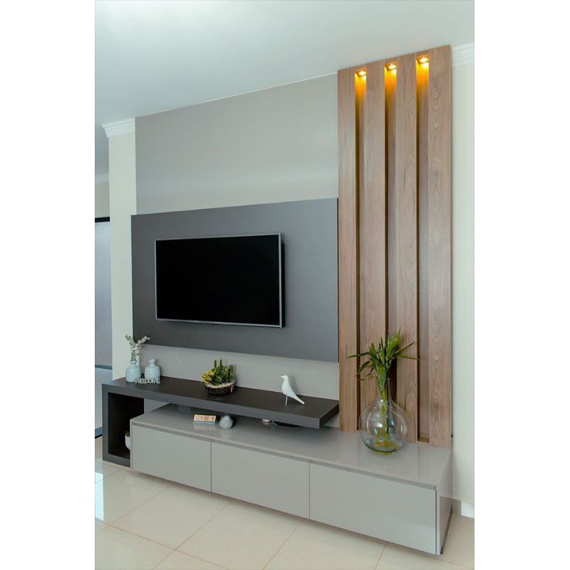 Backdrop Tv Minimalis Hpl Homecare24