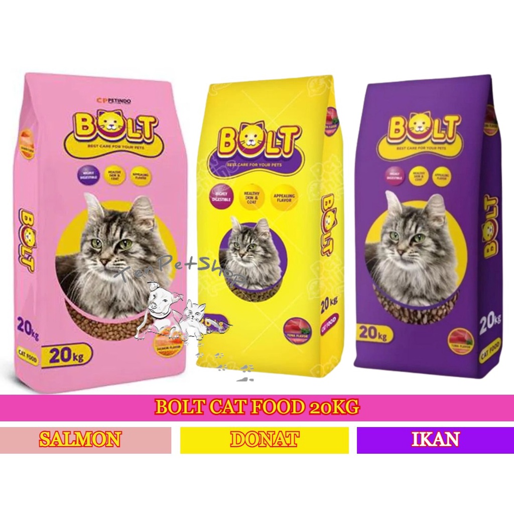 Jual BOLT CAT FOOD 20KG (INSTANT) | Shopee Indonesia
