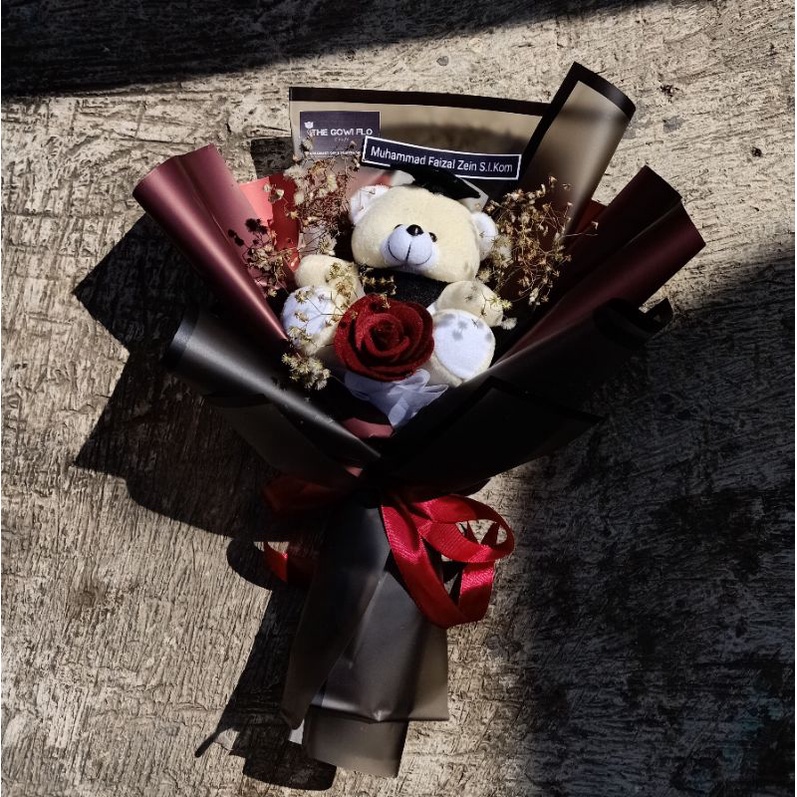 Jual Buket graduation & Polisi dengan nama | Shopee Indonesia