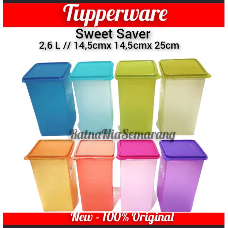 Jual Tupperware Toples Tinggi Wadah Snack Mozaik Mosaic Sweet Saver ...