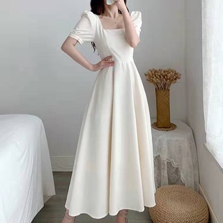 Jual COD Dress/Dress putih/dress putih korea/dress putih wanita/dress ...