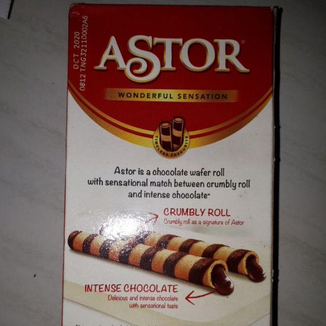 ASTOR Matcha Green Tea / Vanilla Shake / Chocolate Wafer Roll 40 Gram ...