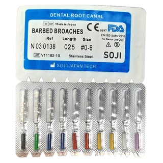 Jual Jarum Ekstirpasi Extirpatie Barbed Broaches Soji #0-6 25mm ...