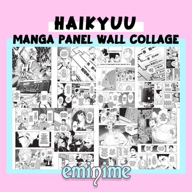 Jual POSTER MANGA HAIKYUU - Anime Wall Decor Panel Komik Dekorasi ...