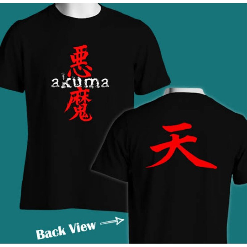 Jual Tshirt Design Akuma Black | Shopee Indonesia