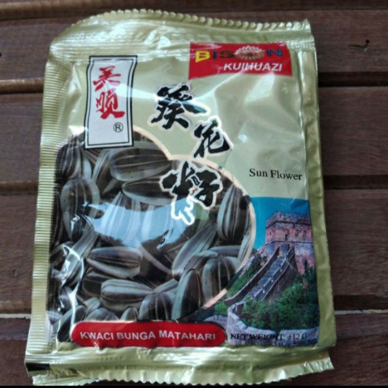 Jual kuaci bison / kwaci bunga matahari bison 1 pack = 20 pcs | Shopee ...