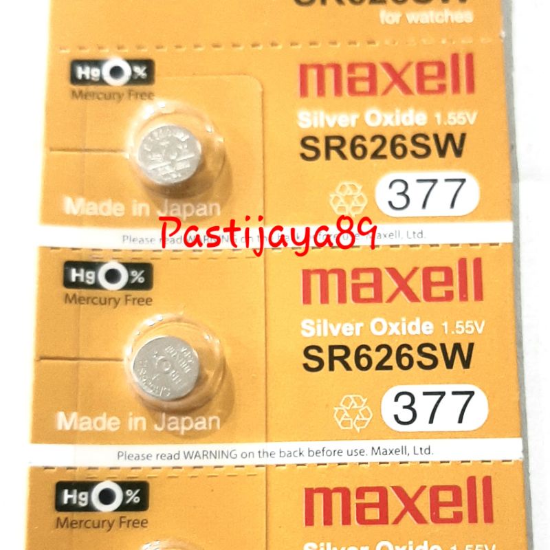 Baterai Jam Maxell - Perumperindo.co.id