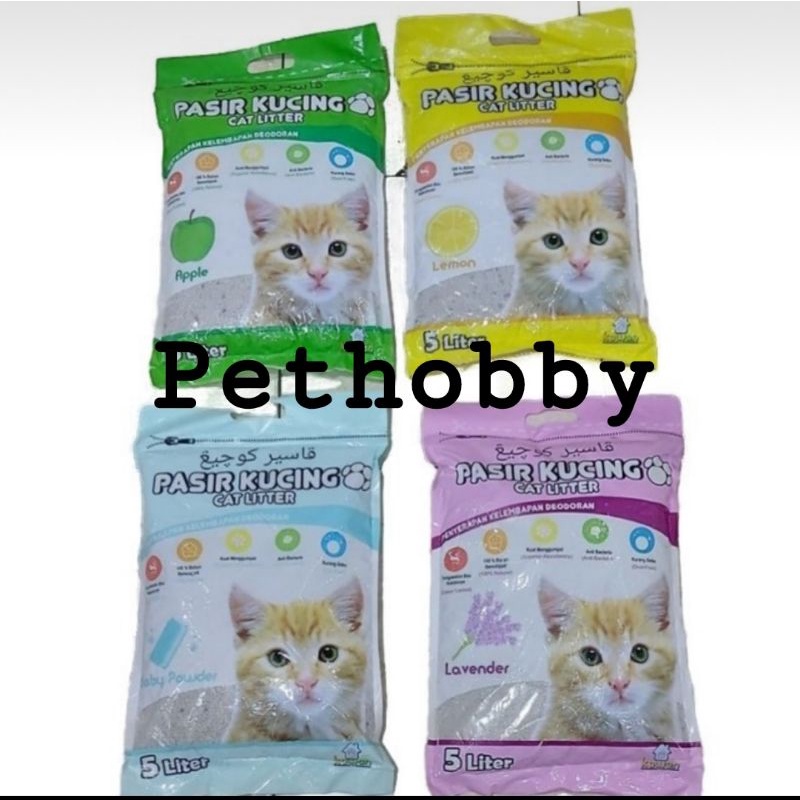 Jual Pasir Kucing Wangi dan Gumpal merek Kawan 5 Liter | Shopee Indonesia