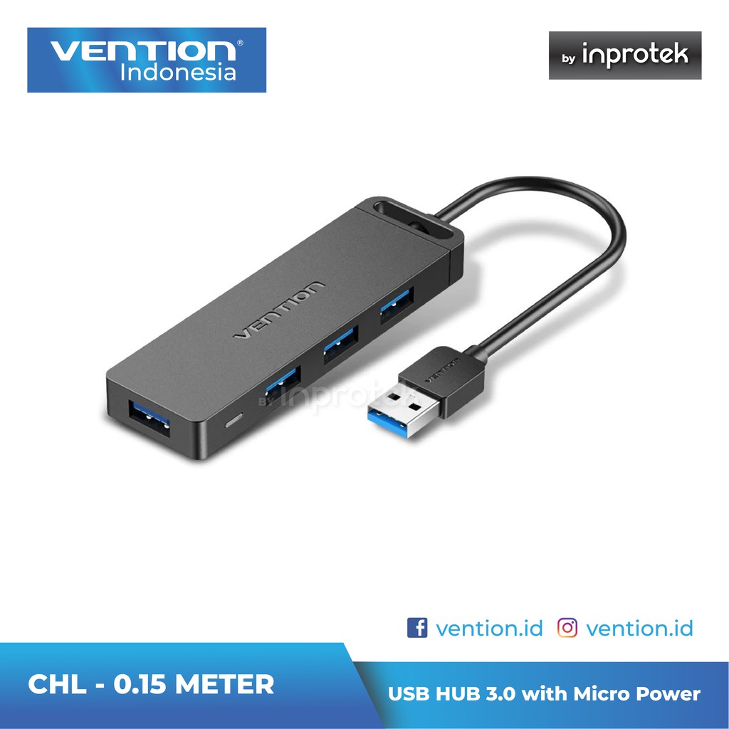 Vention USB Hub 3.0 with Power Super Speed for Windows Mac Linux ...
