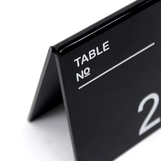 Jual nomor meja cafe dan resto - nomor meja akrilik - nomor meja ...