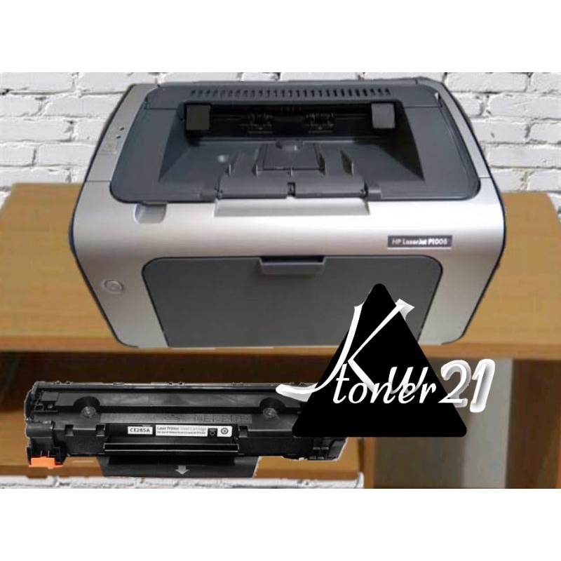 Jual Printer hp LaserJet p1006 monochrome second normal siap pakai lengkap kabel inclute ...