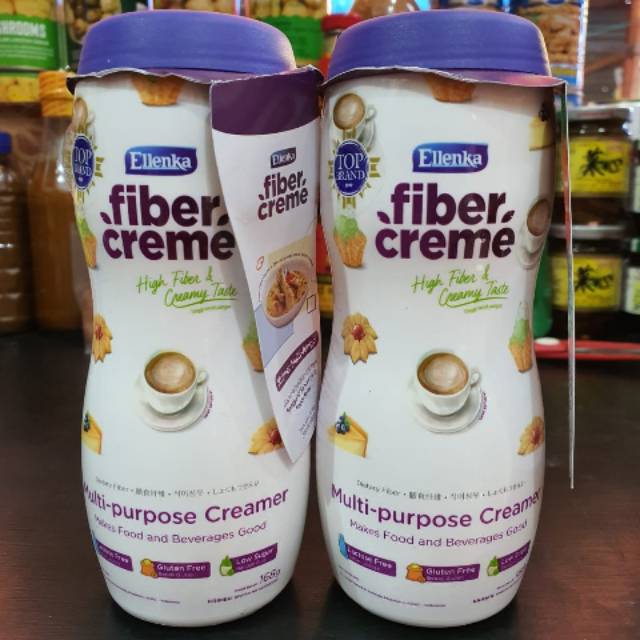 Jual Ellenka Fiber Creme High Fiber & Creamy Taste Botol 168gr | Shopee ...