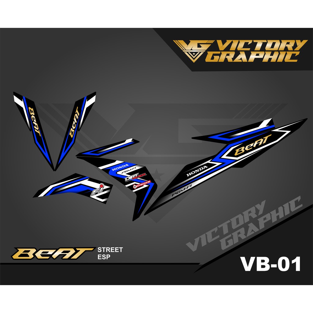 Jual Stiker Motor Beat - Stiker Beat- Stiker Beat Fi - Stiker Honda ...